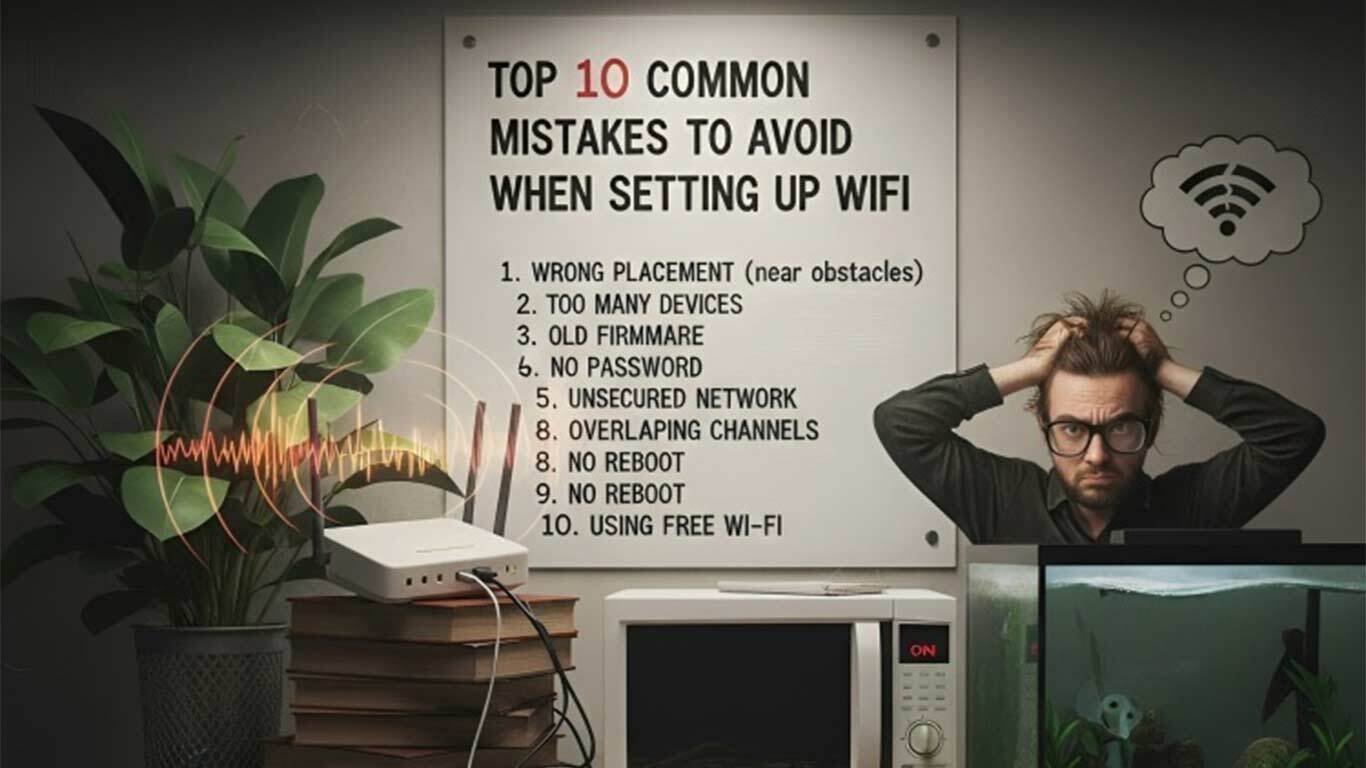Top 10 Common Mistakes to Avoid When Setting Up a WiFi - Sefa